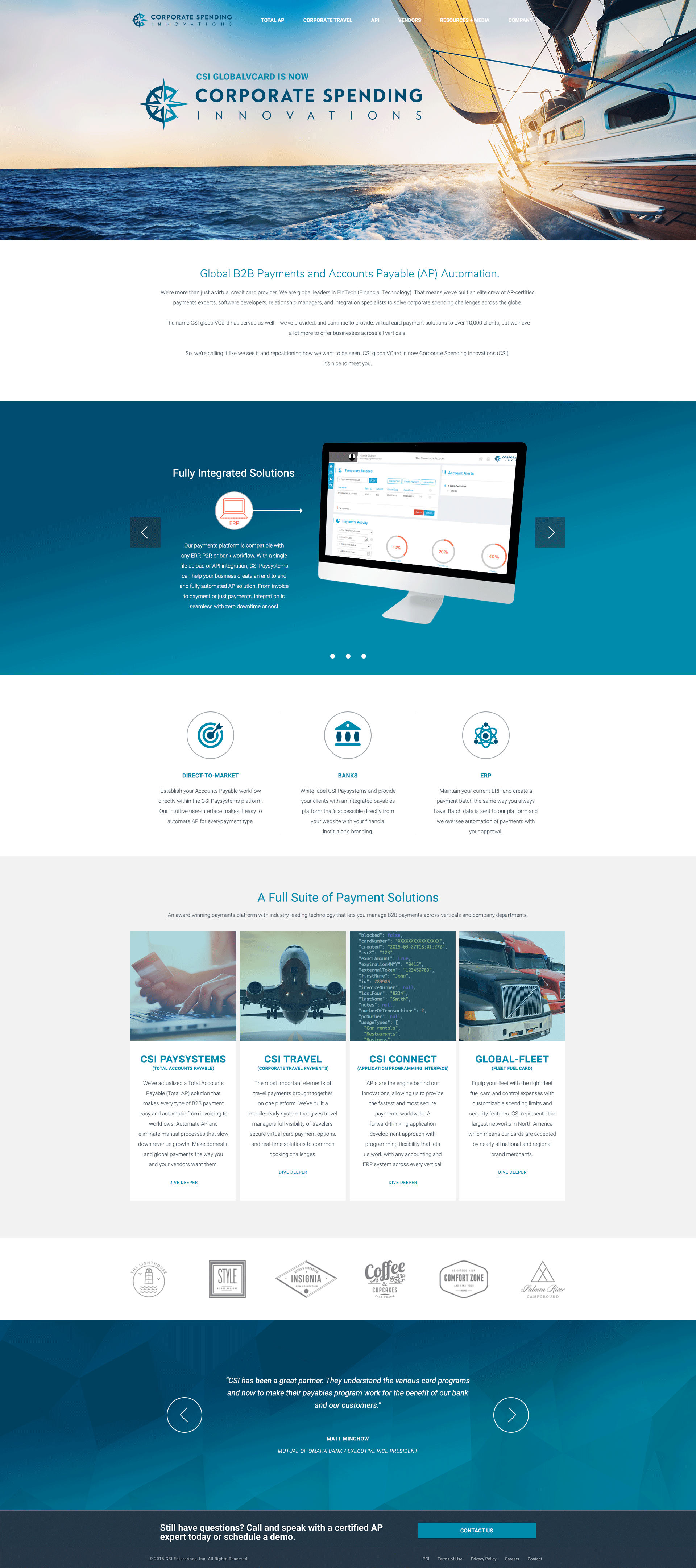 CSI Homepage Redesign – troy turpin